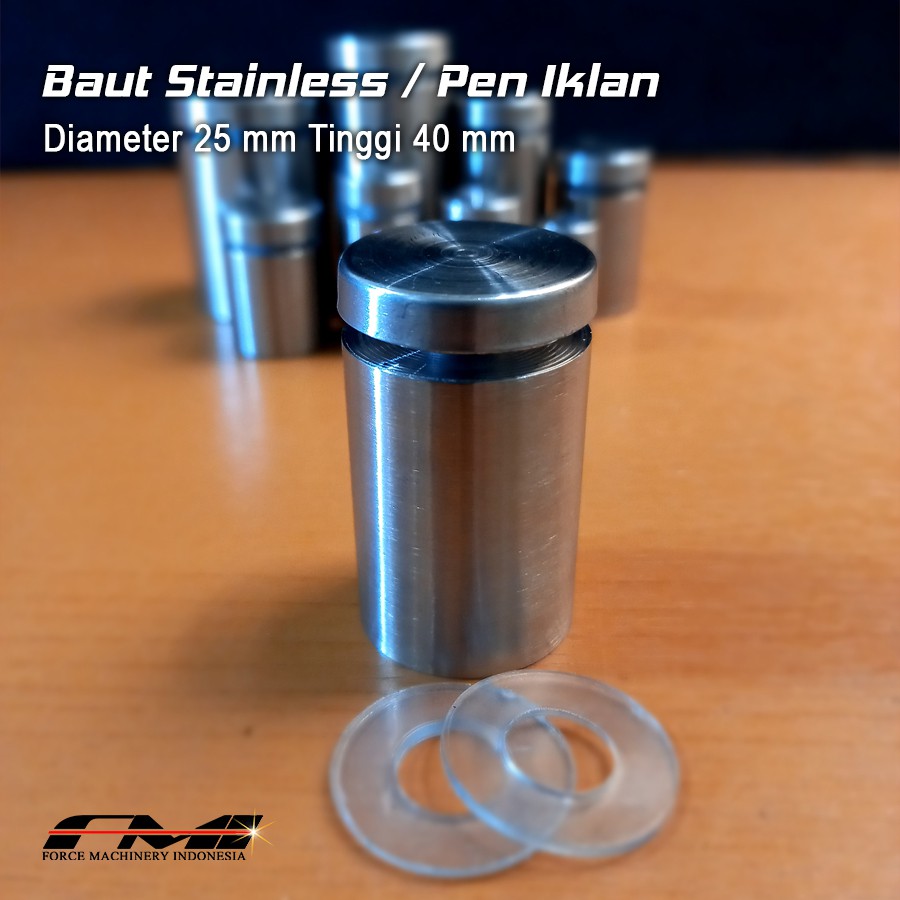 Jual BAUT AKRILIK Pen Iklan Ukuran 25x40 mm | Shopee Indonesia