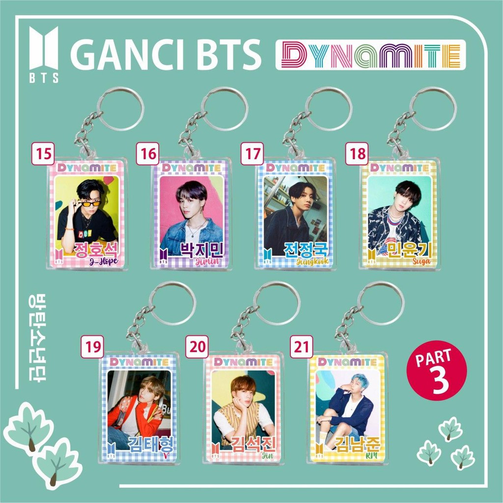Jual GANTUNGAN KUNCI AKRILIK BTS DYNAMITE KPOP SUGA JIN V RM J-HOPE JIMIN JUNGKOOK PART 3 ...