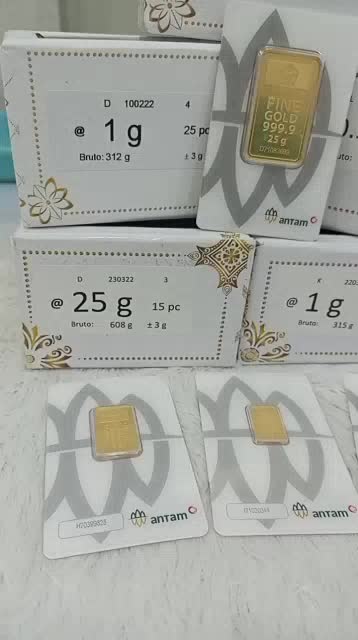 Jual Star Gold Logam Mulia Antam Press ( LM ) 25GR 25 Gram | Shopee ...