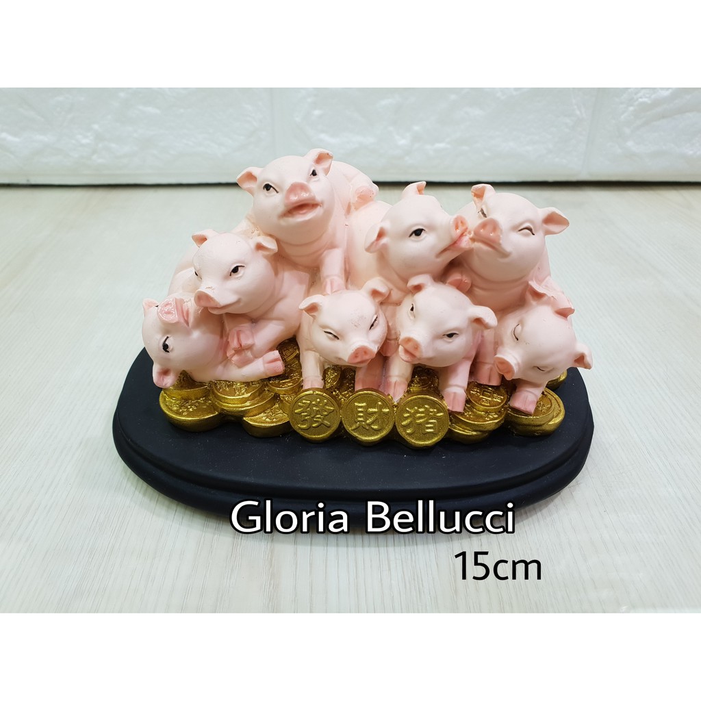 Jual patung pajangan babi koin coin pig emas piggy | Shopee Indonesia
