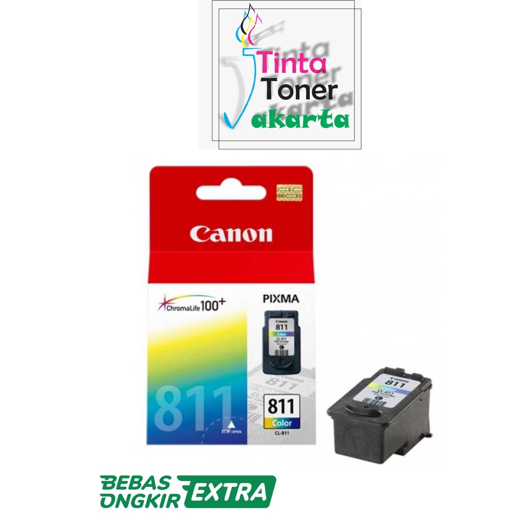 Jual TINTA CANON CL-811 COLOUR - PREMIUM | Shopee Indonesia