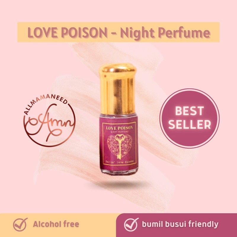 Jual FREE GIFT) LOVE POISON Night Perfume - Parfum Intim (minyak wangi ...