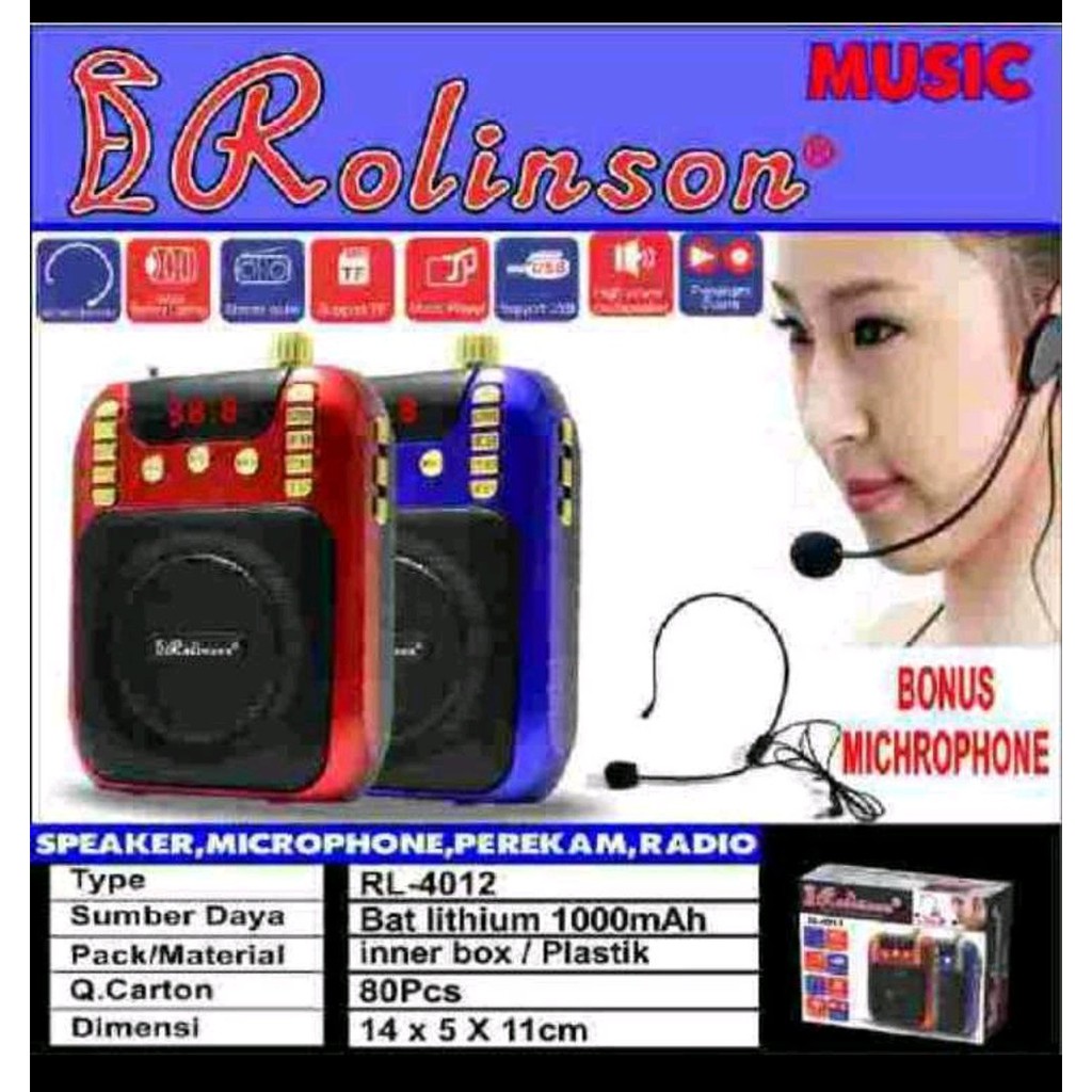 Jual SPEAKER MICROPHONE PEREKAM DAN RADIO lop9235 | Shopee Indonesia