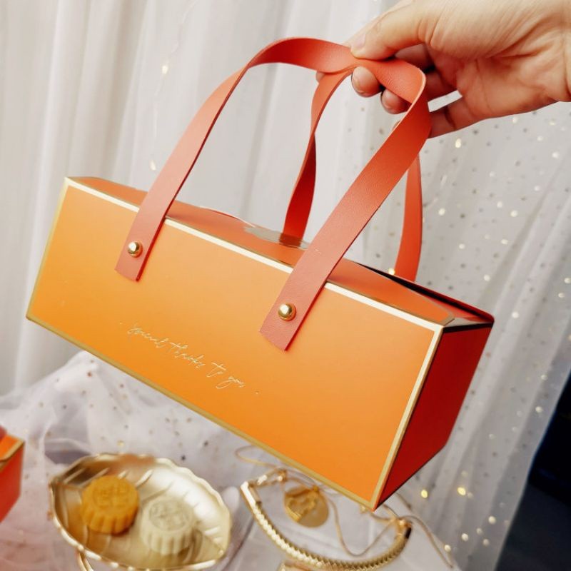 Jual DY PACK KOTAK KUE COOKIES PACKAGING BOX TENTENG ORANGE UNIK ...