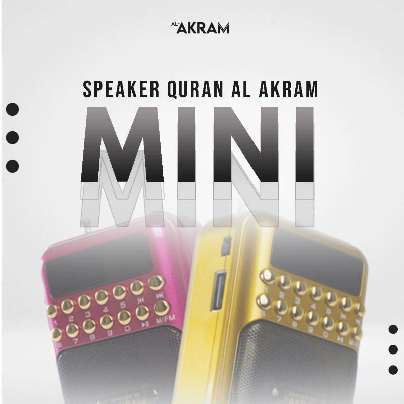 Jual Speaker Al Akram Mini Speker Al Quran Support Bluetooth Spiker Murottal Full 30 Juz Garansi ...