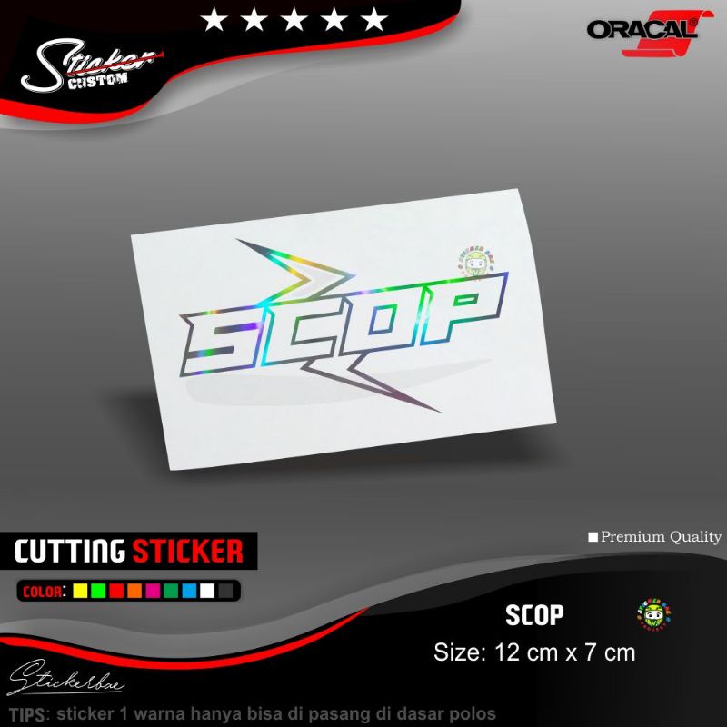 Jual sticker scop scoopy sticker motor matic cutting sticker | Shopee ...