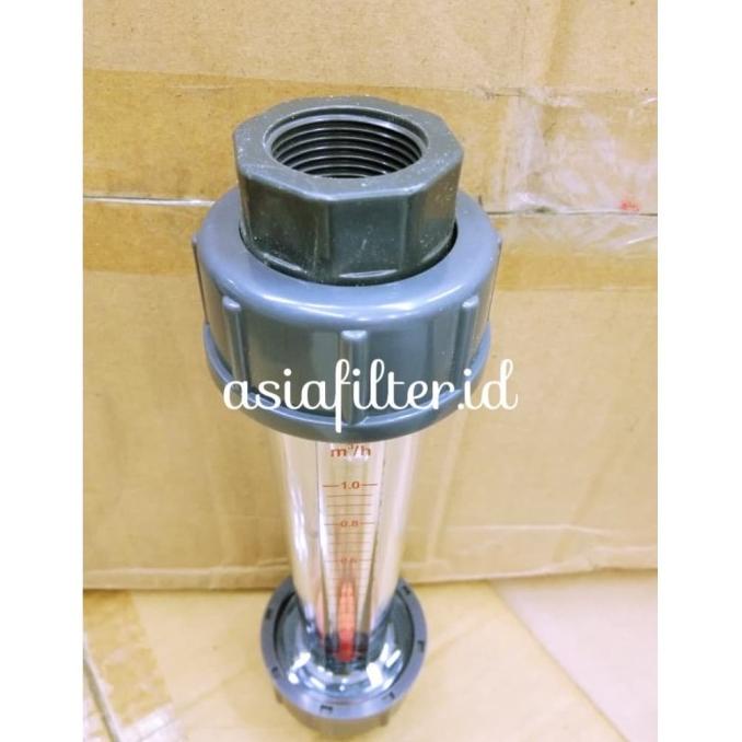 Jual 1 Meter Kubik Per Jam Flow Meter Air Rotameter Water Flow Pipa ...