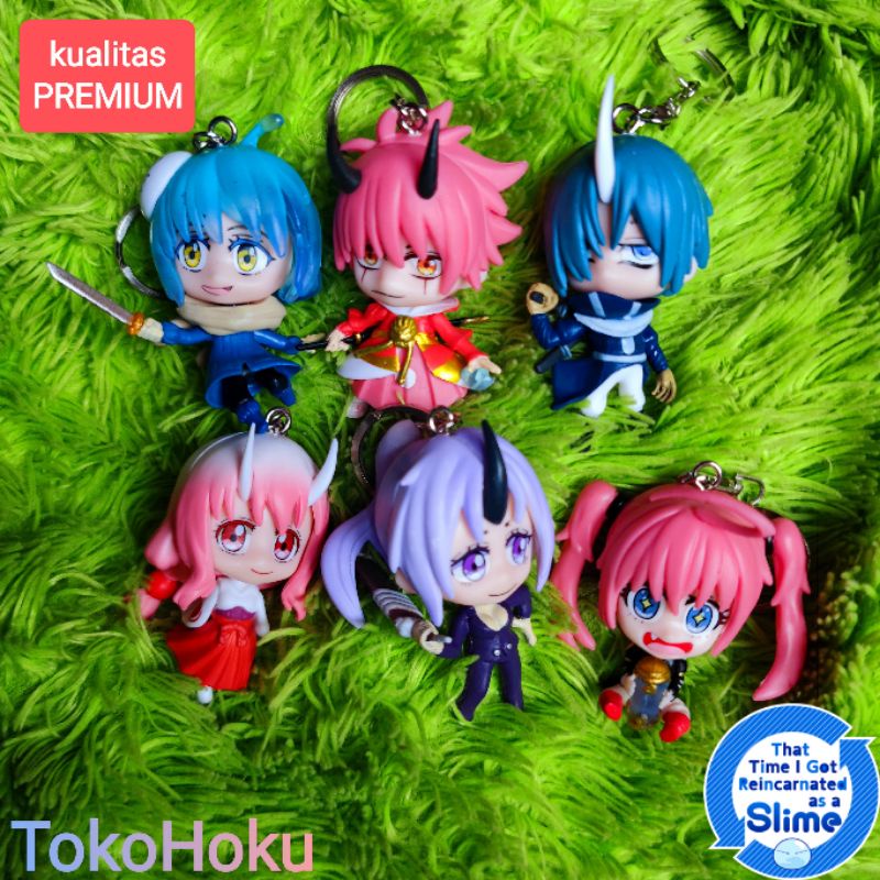 Jual Gantungan Kunci Tensei Shitara Datta Ken Slime Rimuru Action ...