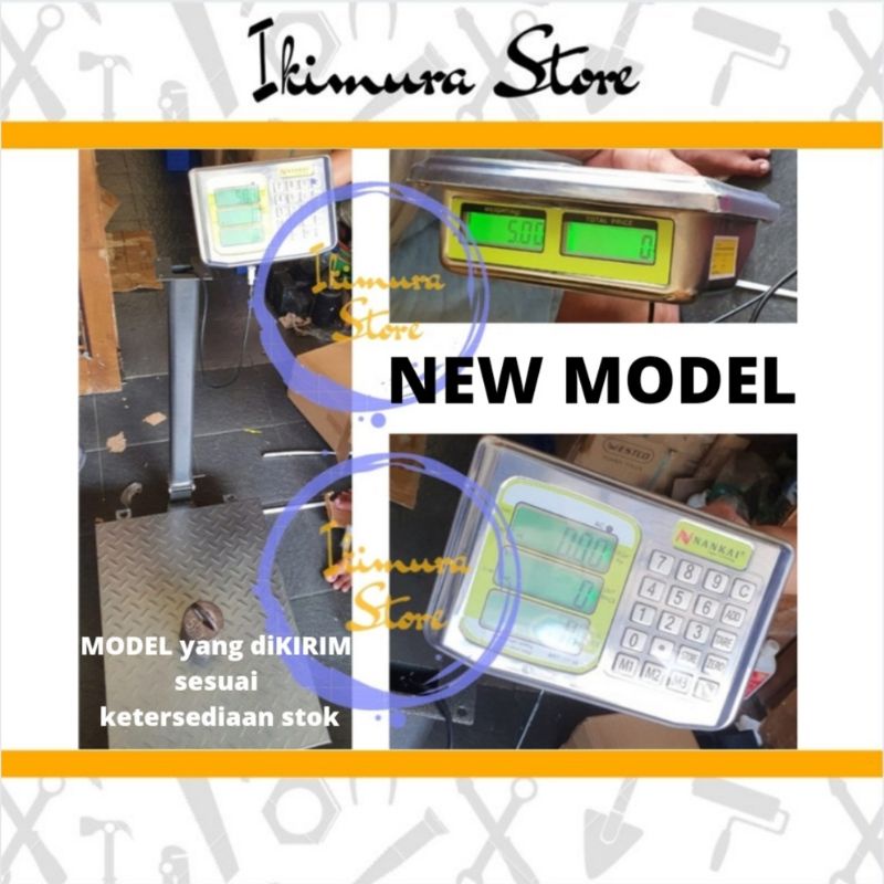 Jual Timbangan Duduk Digital 150Kg / 150 Kg Layar 1 Sisi / 2 Sisi NANKAI | Shopee Indonesia