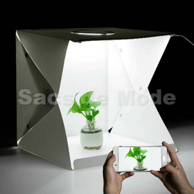 Jual LARGE Photo Studio Box TERMASUK LED Folding Kotak Tempat Foto ...