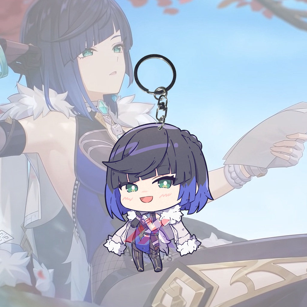 Jual Gantungan Kunci Genchin impacht yelan 01 - Key Chain - Souvenir ...
