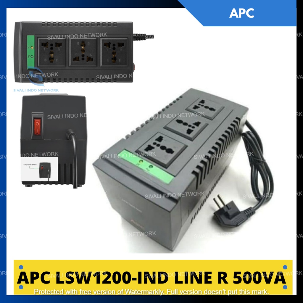 Jual STABILIZER APC LSW1200 IND LINE R 1200 VA AUTOMATIC VOLTAGE ...