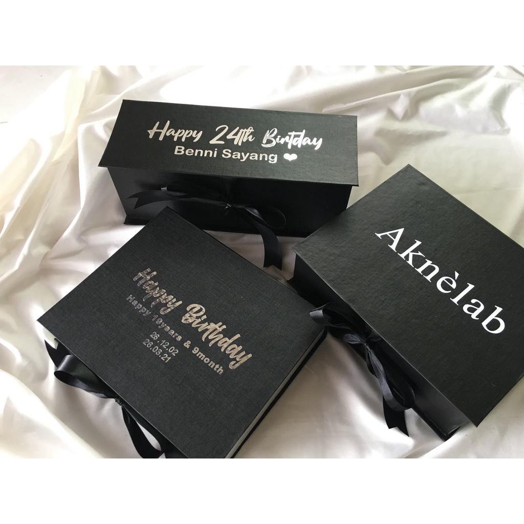 Jual 2KG Box kado black / tipe ahmeng / gift box | Shopee Indonesia