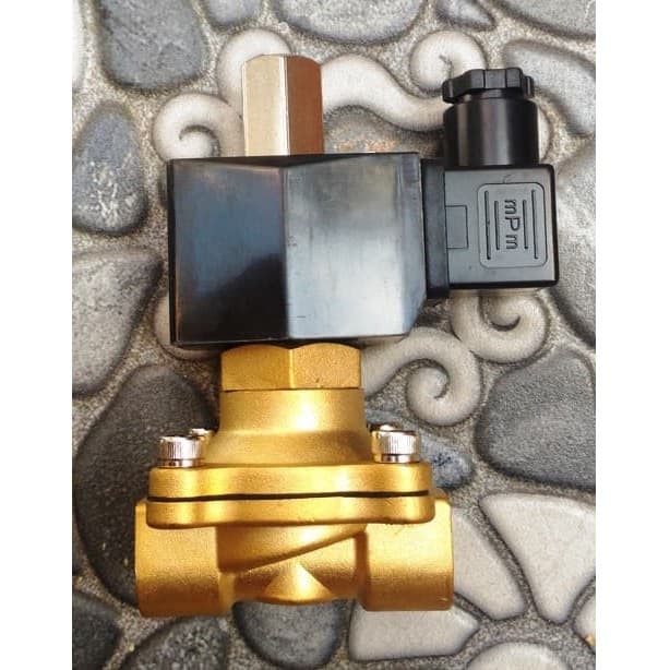 Jual Solenoid Valve Kuningan 1/2 Inchi Normaly Open 1/2" Selenoid valve kuningan Solenoid Valve ...