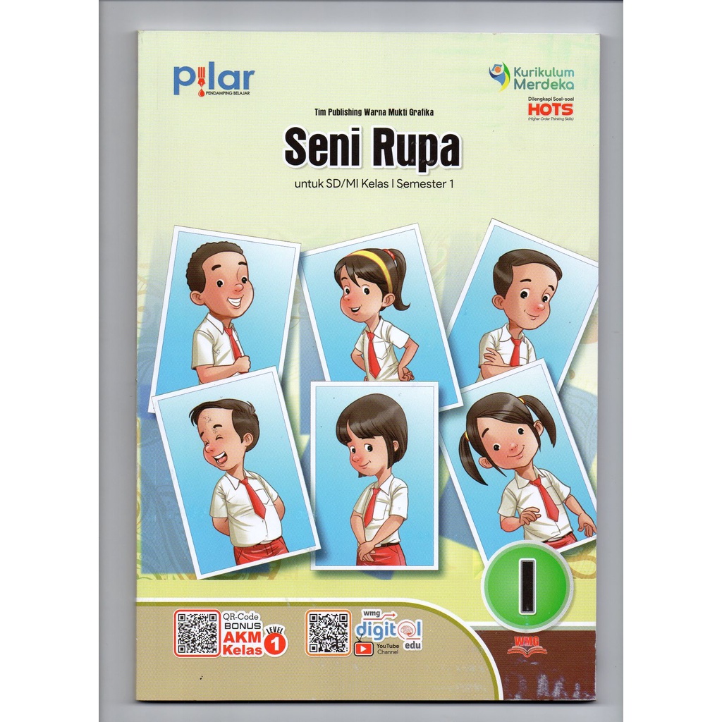 Jual BUKU PENDAMPING SISWA KURIKULUM MERDEKA - SENI RUPA KELAS 1 SEMESTER 1 UNTUK SD/MI - PILAR ...