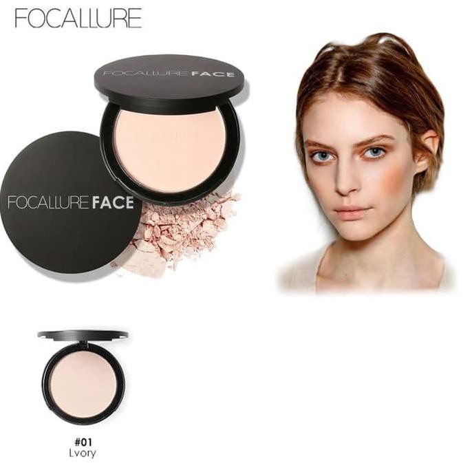 Jual Magic No 1 - Ivory Focallure Bedak Padat Concealer - Compress ...