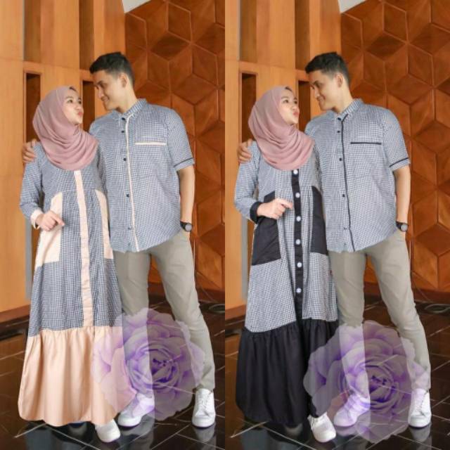 Jual COUPLE SAKINAH BAJU COUPLE MUSLIM BAJU COUPLE TERBARU / VS | Shopee Indonesia