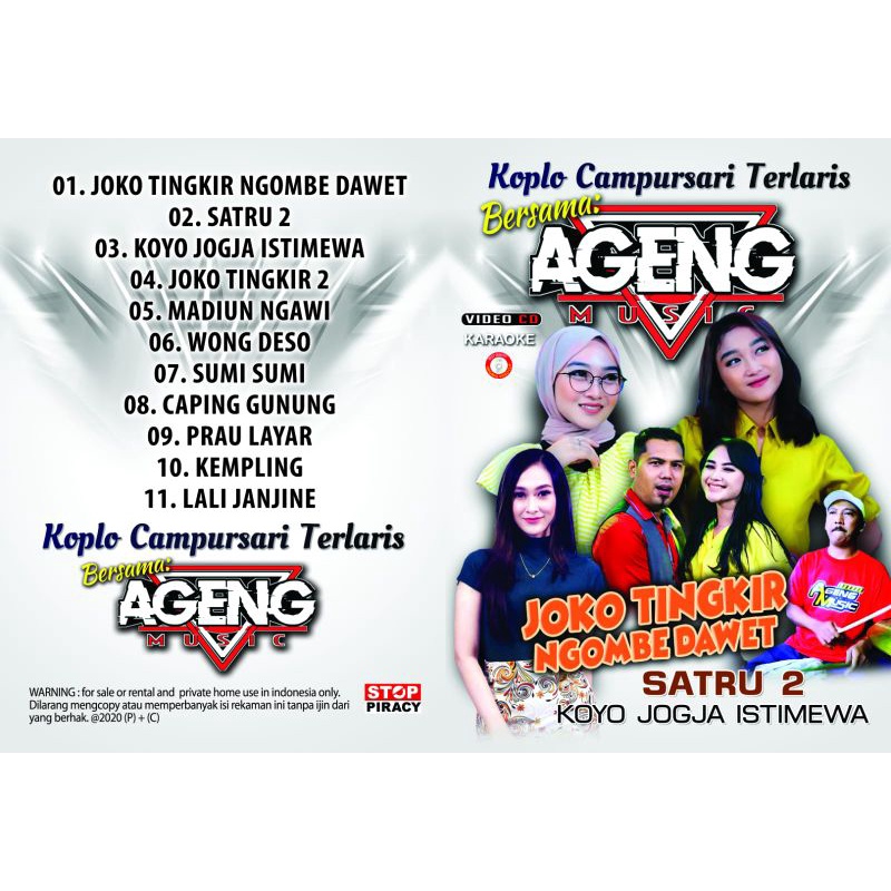 Jual KASET VCD DVD KARAOKE KOPLO CAMPURSARI AGENG MUSIC / DAFABISNIS | Shopee Indonesia
