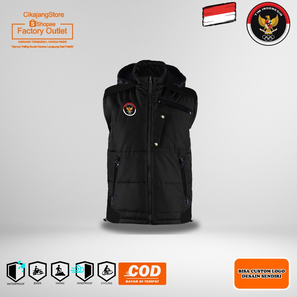 Jual Rompi Timnas Lapangan/Outdoor/Sport/Tebal/Parasut/Rompi Bola Rompi ...