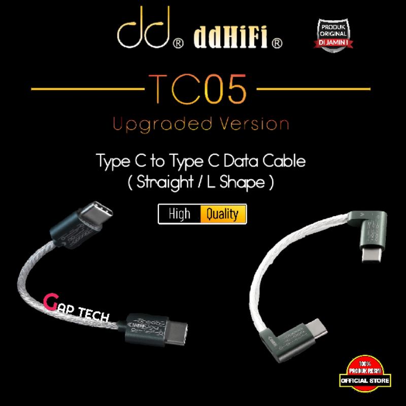 Jual DD DDHIFI The Upgraded TC05 / TC 05 Type C to Type C Data Cable ...