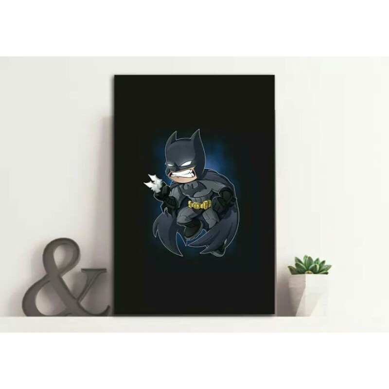 Jual Poster Batman/Poster Marvel Batman/Bisa Custom Gambar/Hiasan ...