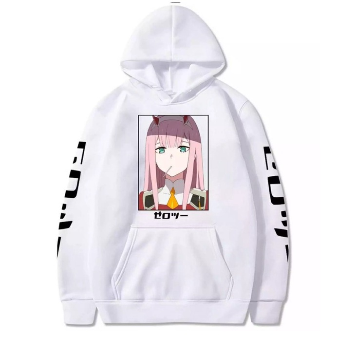 Jual SWEATER HOODIE ANIME DARLING IN THE FRANXX ZERO TWO/JAKET ANIME ...