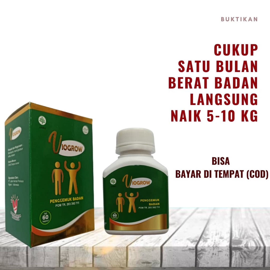 Jual Viogrow OBAT GEMUK FARMASI BOTOL BULAT | | OBAT PENGGEMUK BADAN ...