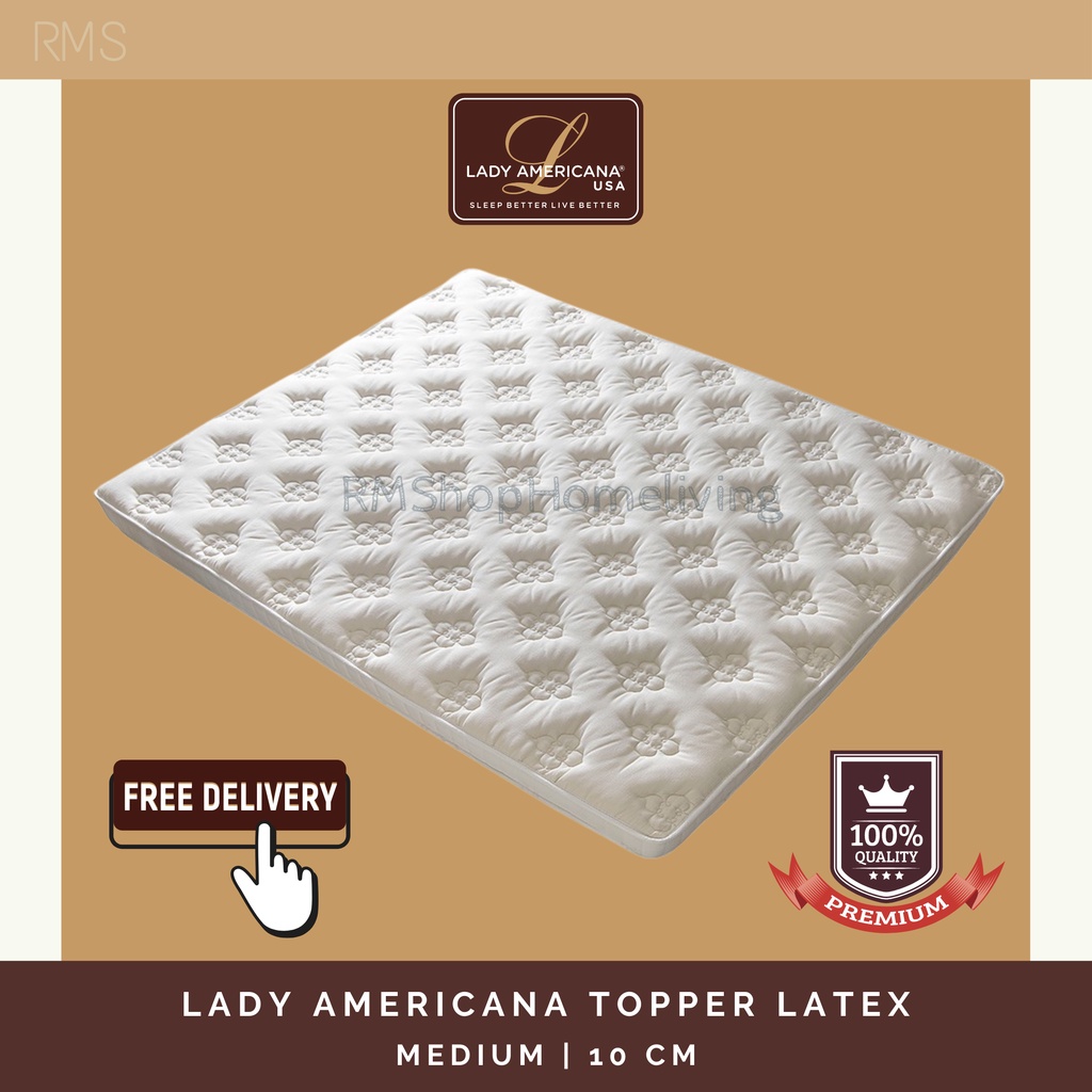 Jual Free Ongkir Lady Americana Topper Latex Orthopedic Topper Latex