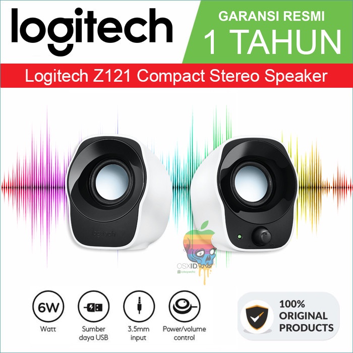 Jual Logitech Z121 Usb Compact Stereo Speaker | Shopee Indonesia