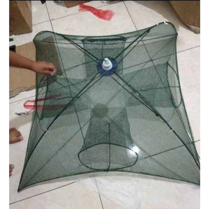 Jual Bubu/Jaring Jala Pancing Ikan Siap Pakai 8 lubang,16Lubang Payung | Shopee Indonesia