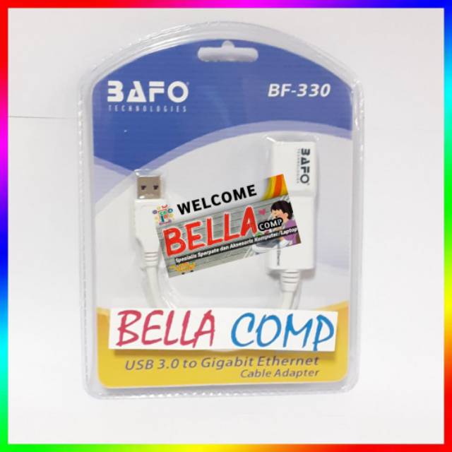Jual Converter USB to LAN BAFO Gigabit BF-330 Ethernet RJ45 1000Mbps BF330 | Shopee Indonesia
