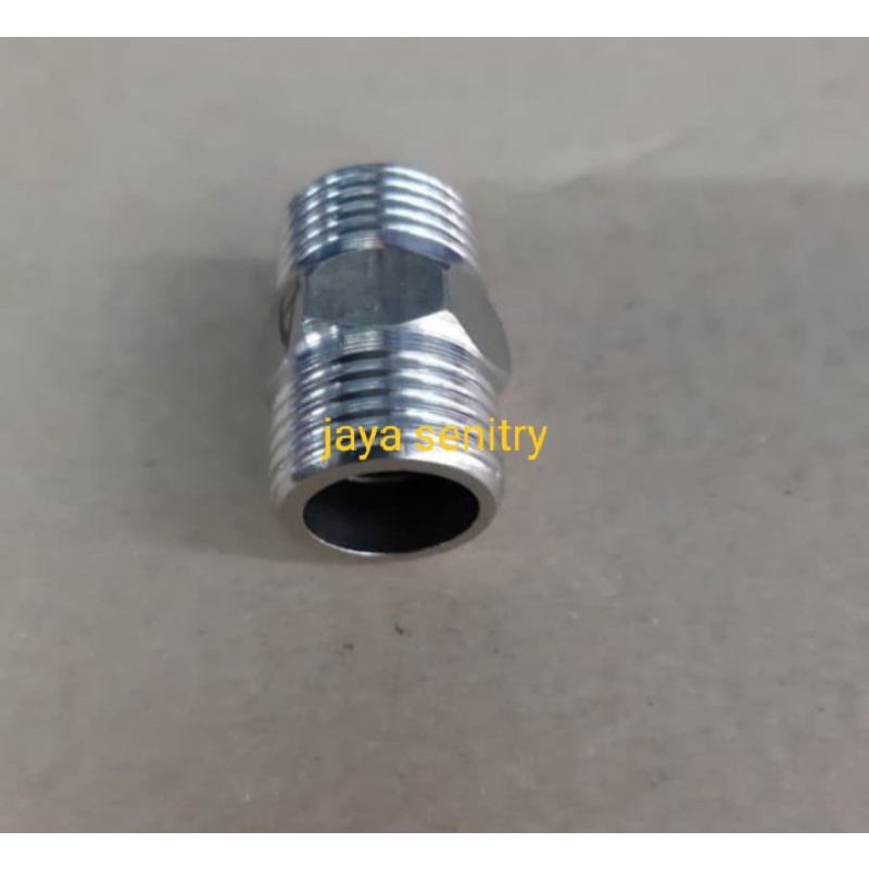 Jual double neple stainless sus 304 / bauble neple stainless | Shopee ...