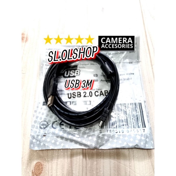 Jual KABEL DATA USB CANON EOS 5D 6D 7D 750D 700D 77D 8OOD 80D 90D HIGH ...