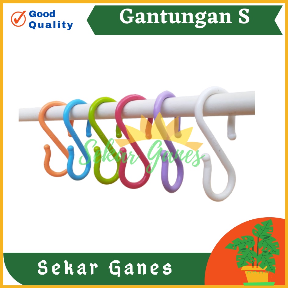 Jual Hook S Gantungan Serbaguna Cantolan Pot Dinding Tembok Pot Gantung ...