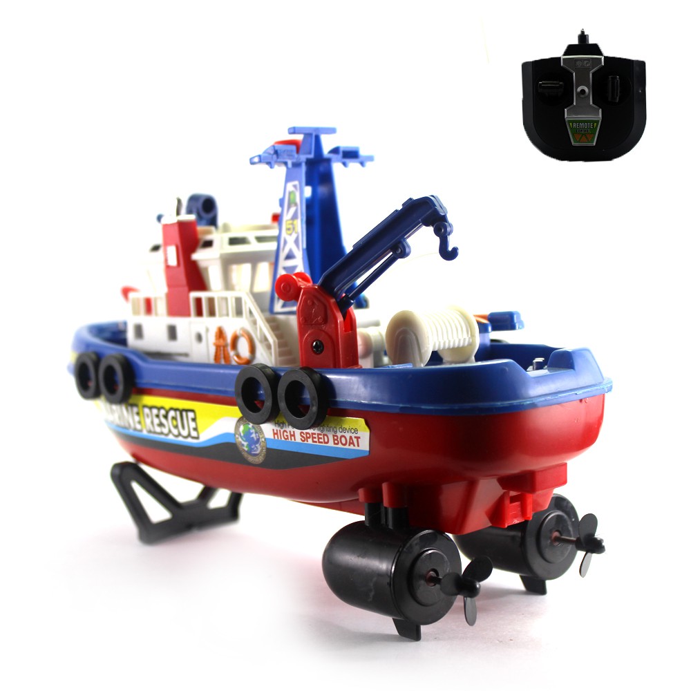 Jual Mainan Remote Control Extreme Super Rescue Boat | Shopee Indonesia