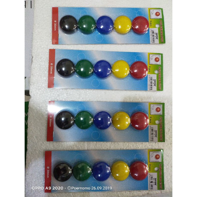 Jual magnet white board isi 5 buah joyko minimal order 6 set supported ...