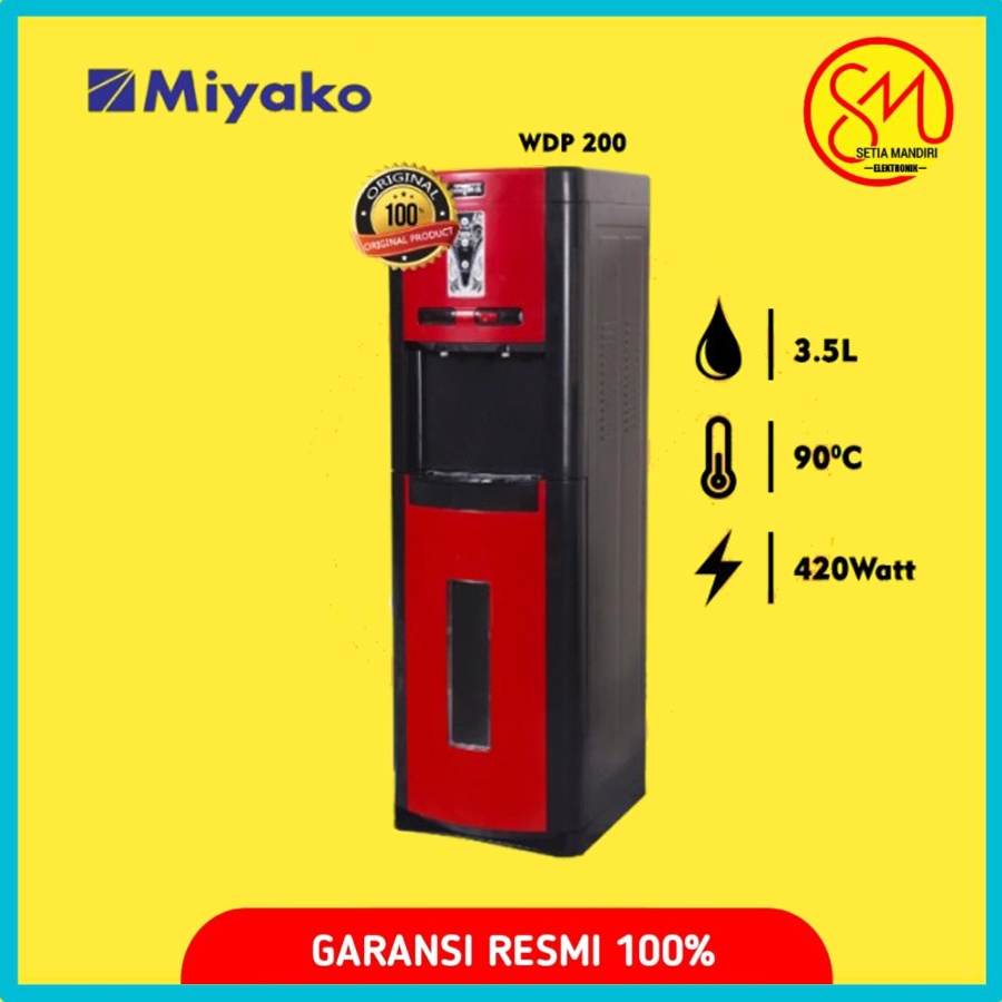 Jual MIYAKO WDP200 Dispenser Air Galon Bawah - WDP-200 | Shopee Indonesia