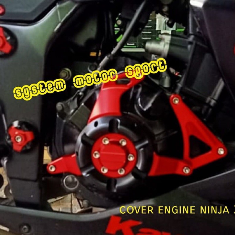 Jual Cover engine atau engine guard ninja 250 fi old. cnc import ...