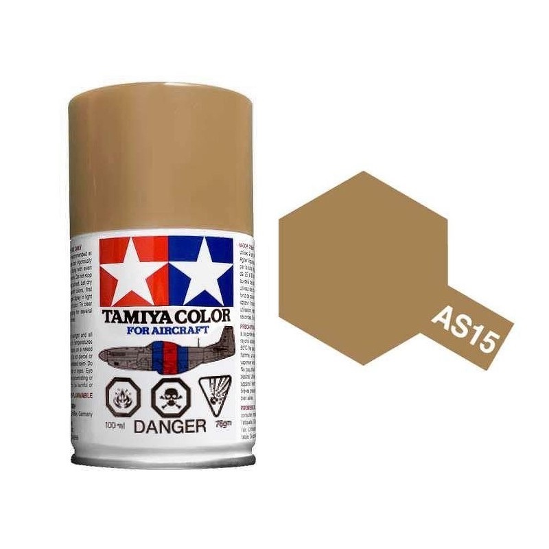 Jual 86515 TAMIYA Color Spray Paints for Aircraft AS-15 Tan (USAF ...