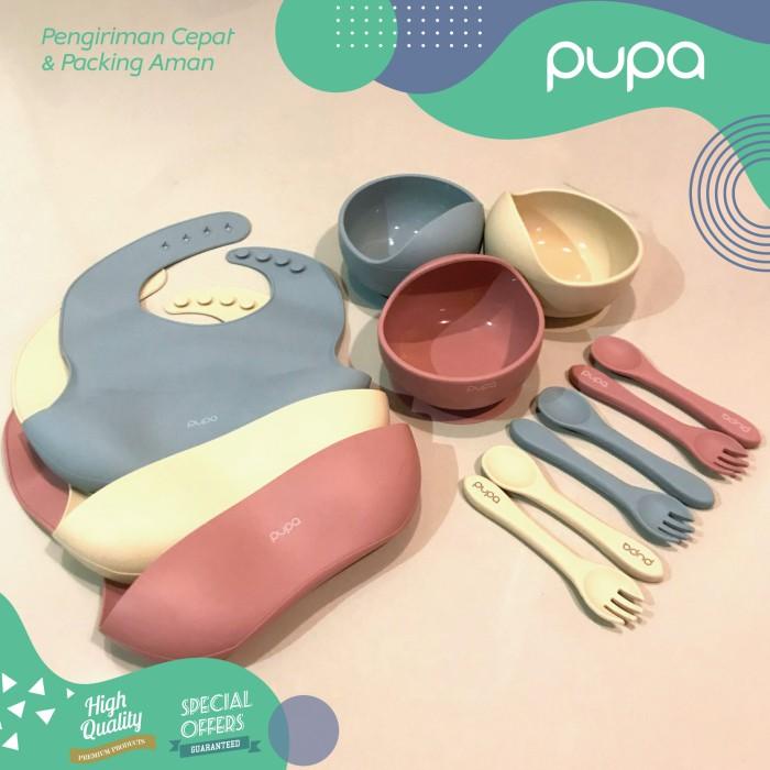 Jual Alat Makan Baby Feeding Silicone Alat Makan Set Bayi Silikon Bib ...