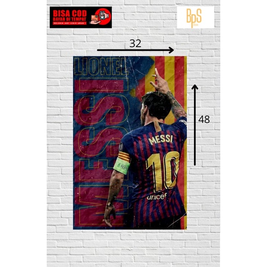 Jual POSTER MESSI BARCELONA - POSTER MESSI - POSTER SEPAKBOLA ...
