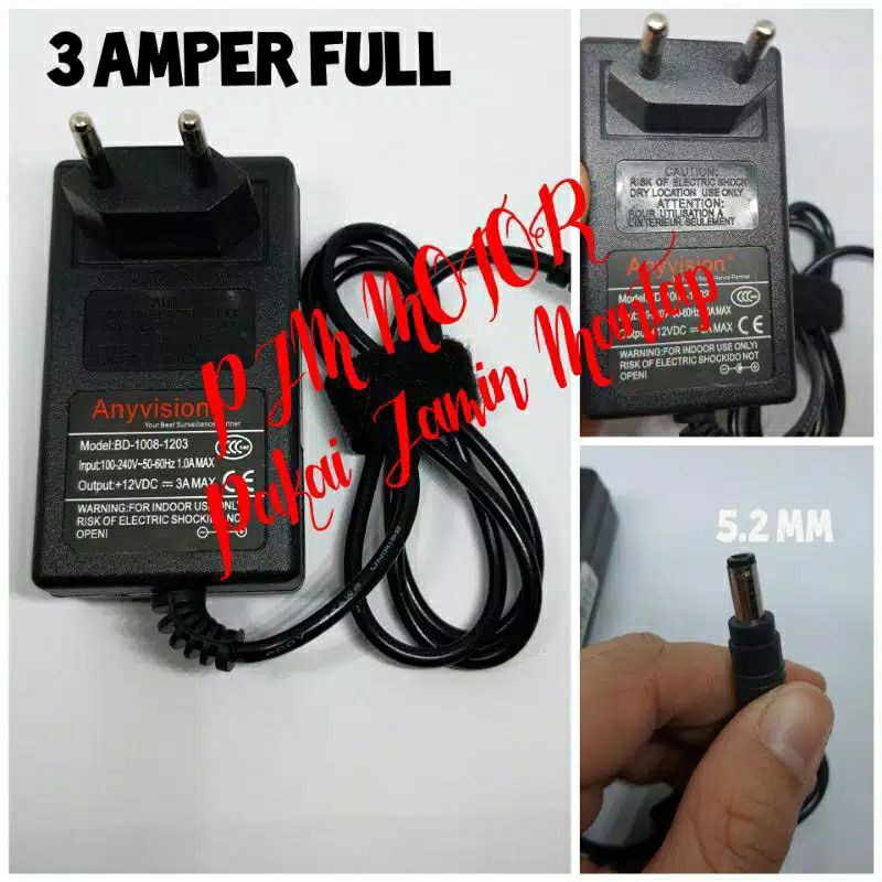 Jual Adaptor Cas Changer Alat Cuci Motor Ac Mobil Model 3 Amper Full ...