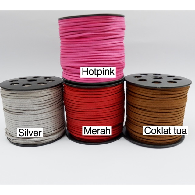 Jual Tali suede glitter / tali beludru (meteran) | Shopee Indonesia