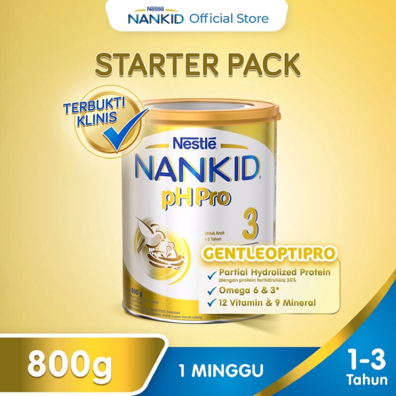 Jual NESTLE NAN pH Pro Optipro Susu Pertumbuhan 1-3 Tahun Kaleng 800 gr ...