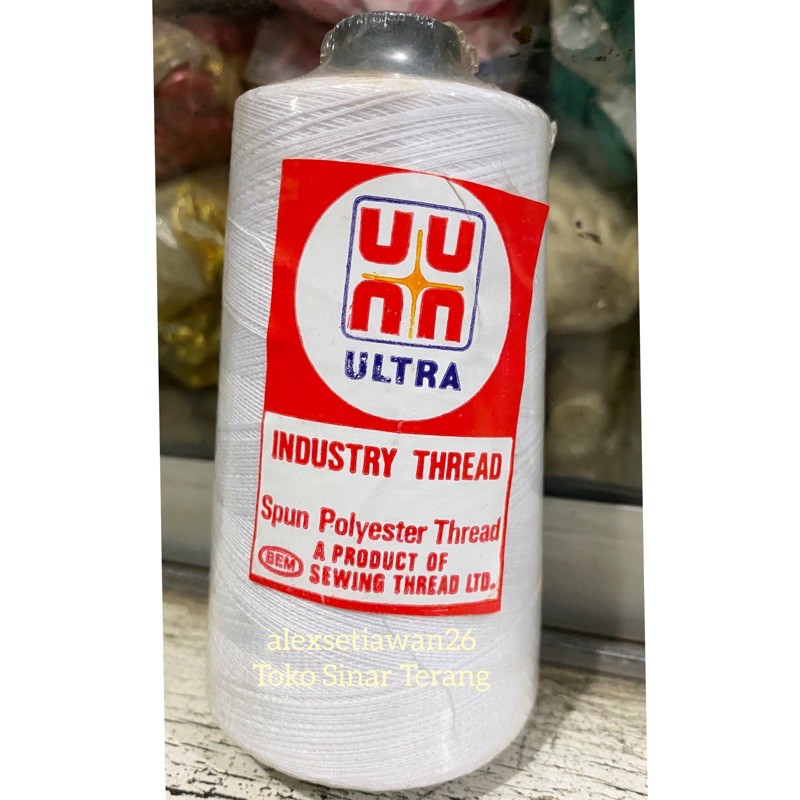 Jual Benang Jahit Ultra putih per biji | Shopee Indonesia