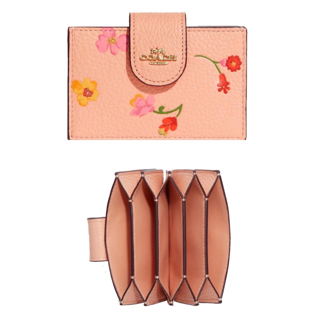 Jual Dompet Co C8325 Accordion Card Case Dreamy Land Floral Faded Blush ...