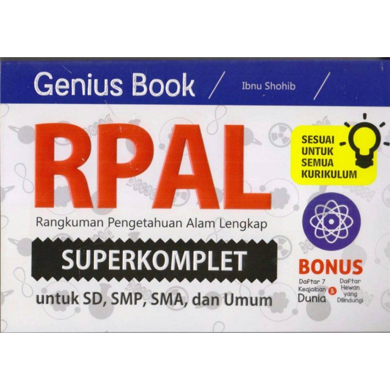 Jual Buku Pengetahuan Anak GENIUS BOOK RPAL SUPERKOMPLET - CHARISSA ...
