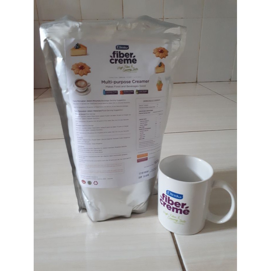 Jual Ellenka Fiber Creme 1 kg / elenka fiber creme 1000 gr | Shopee ...