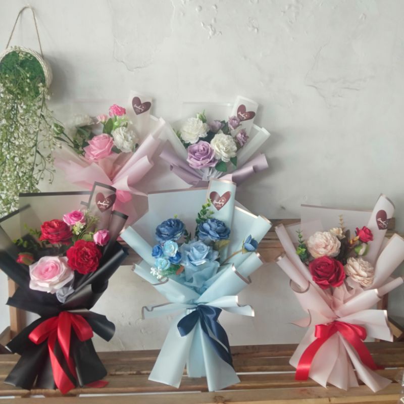 Jual buket bunga wisuda, anniversary, kado ulang tahun, buket bunga ...