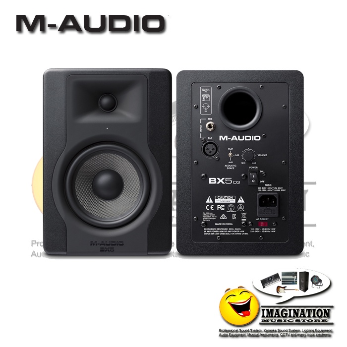 Jual M-Audio BX5 D3 5 inch Powered Studio Monitor | Shopee Indonesia